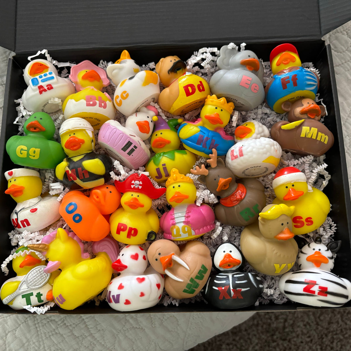 Alphabet ABC Rubber Duck Gift Set FREE SHIPPING! – Duck of the Month