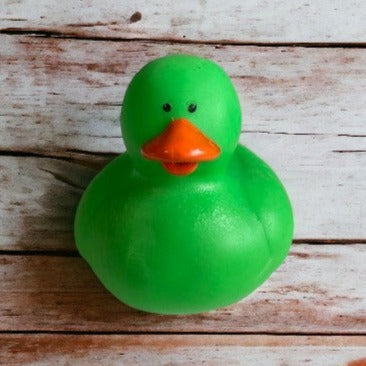 Color Changing Green Rubber Duck – Duck of the Month