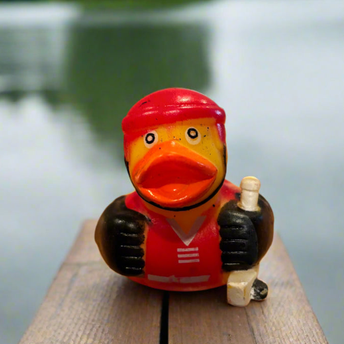 Hockey Red Rubber Duck – Duck of the Month