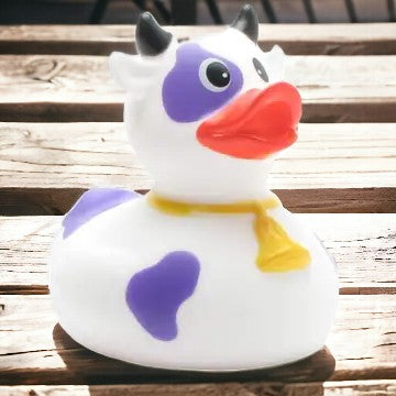 Purple Cow Rubber Duck – Duck of the Month