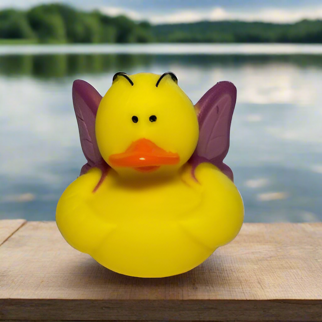 Butterfly Purple Rubber Duck – Duck of the Month