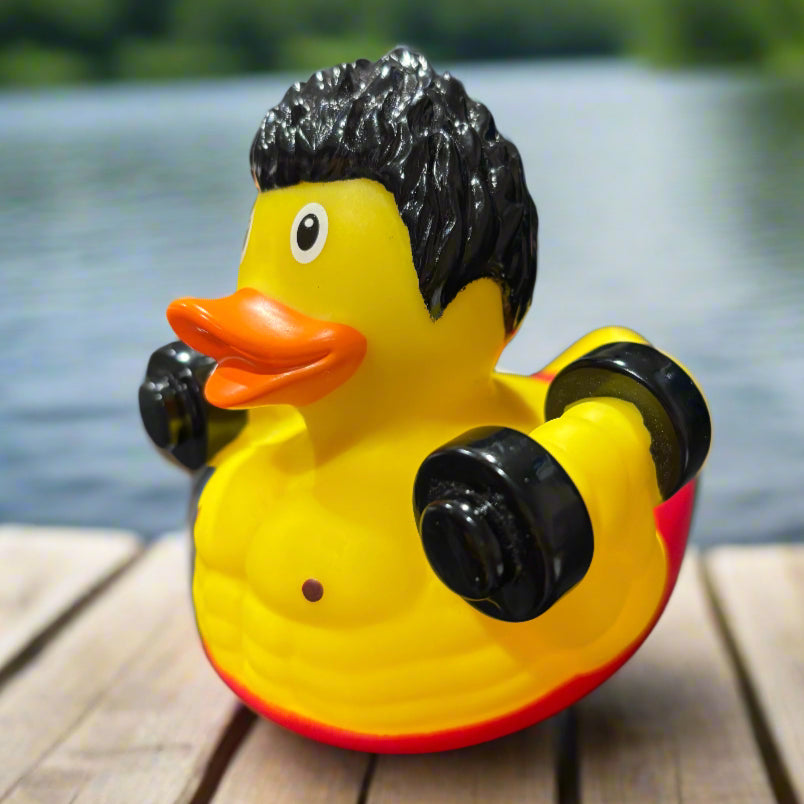 Body Builder Rubber Duck – Duck of the Month