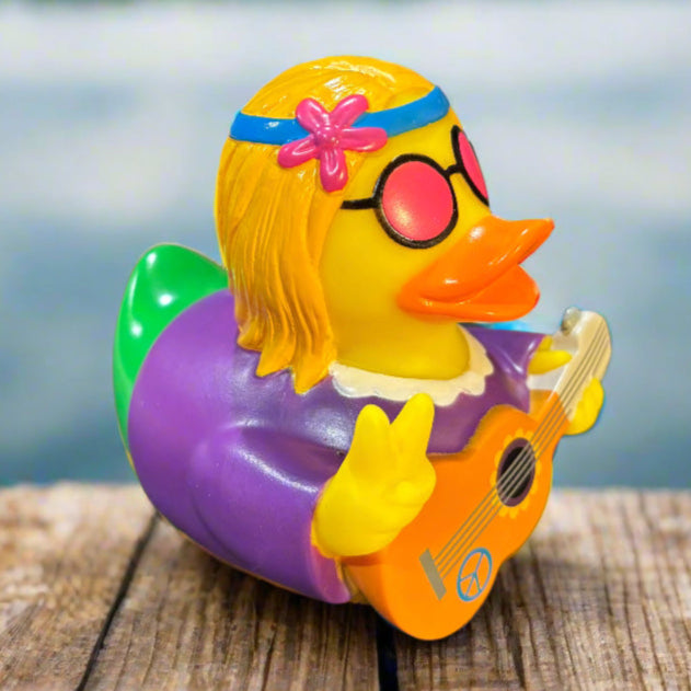 Hippie Female Rubber Duck – Duck of the Month