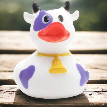 Purple Cow Rubber Duck – Duck of the Month