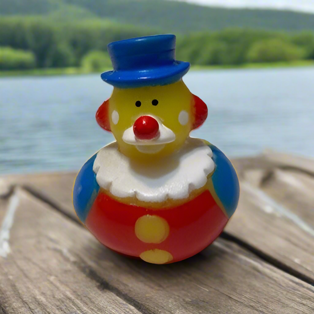 Funny Circus Clown Rubber Duck – Duck of the Month