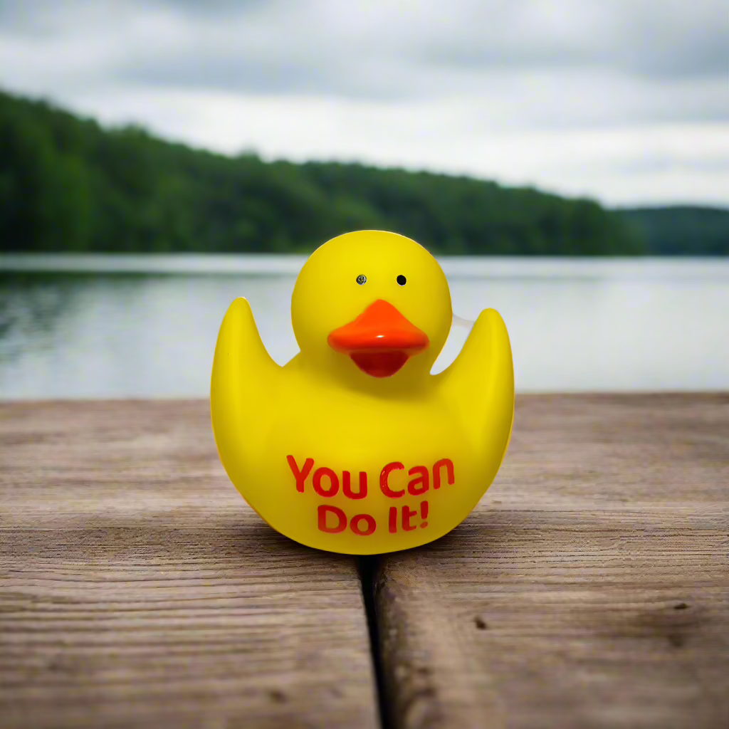 Inspirational You Can Do It Rubber Duck – Duck of the Month