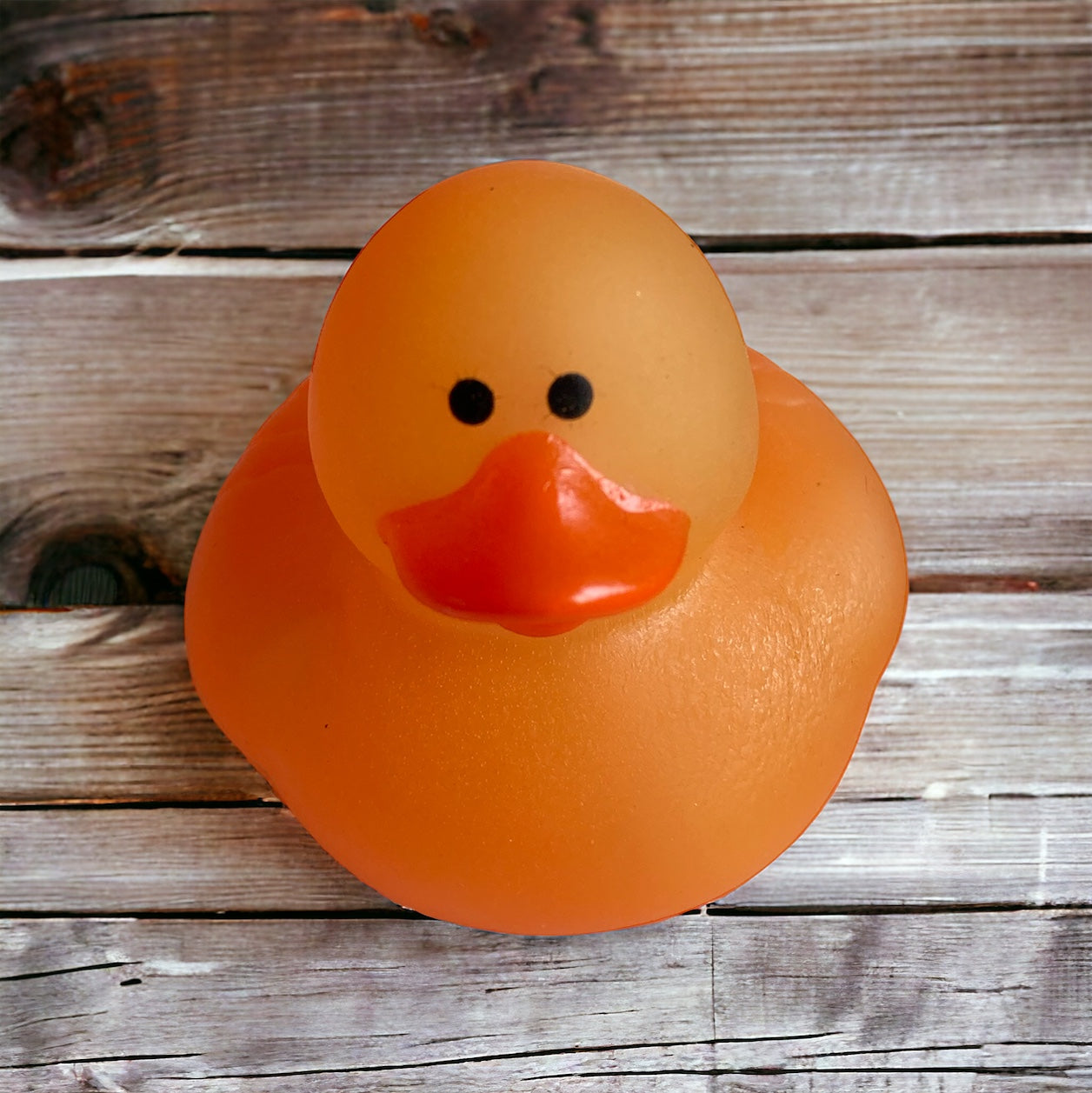 Color Changing Orange Rubber Duck – Duck of the Month