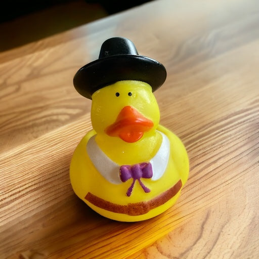 Thanksgiving Pilgrim Man Rubber Duck – Duck of the Month