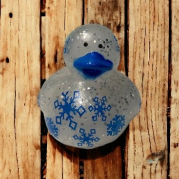 Snowflake Rubber Duck – Duck of the Month